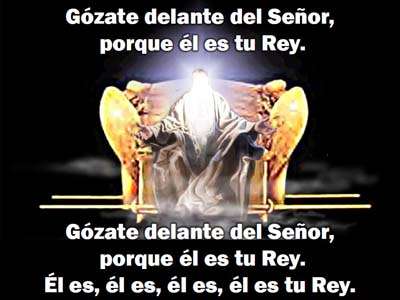 Himnos y cánticos espirituales para PowerPoint. Himno Gózate delante ...